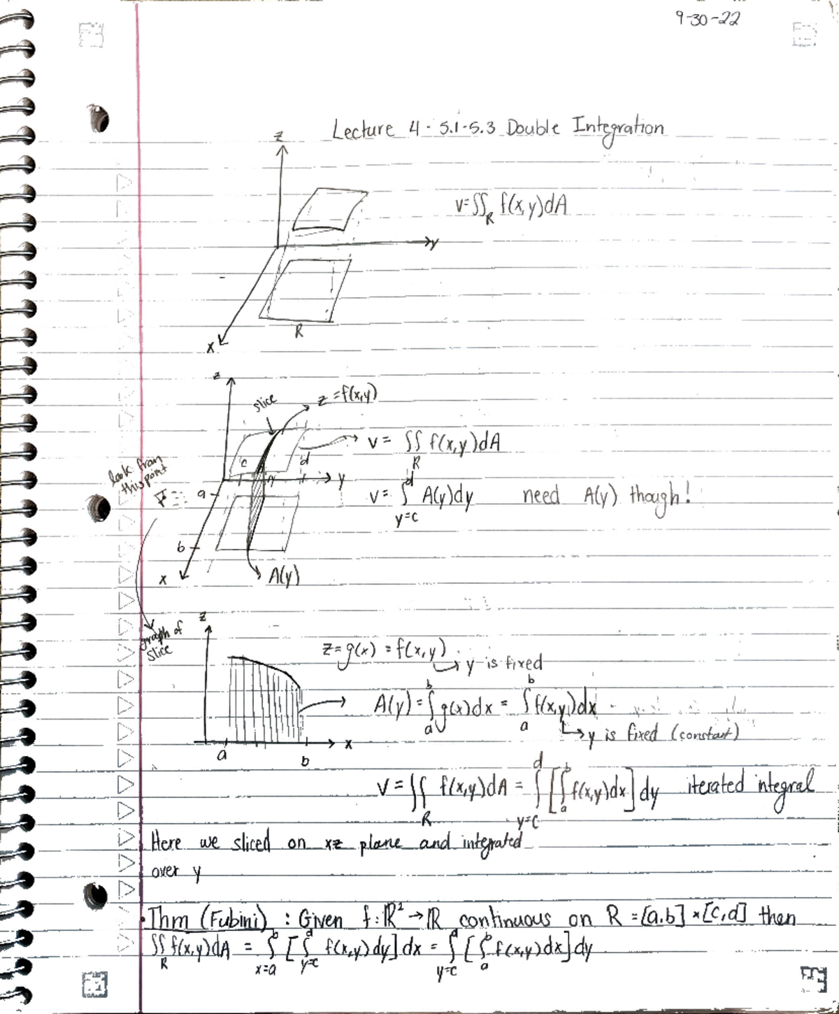 Lecture 4 - double integration - MATH20E - Studocu