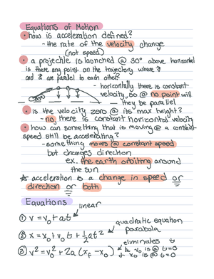 Chapter 3 Continued - Almaraz-Calderon PHY 2053C Lecture Notes 1/25/23 ...