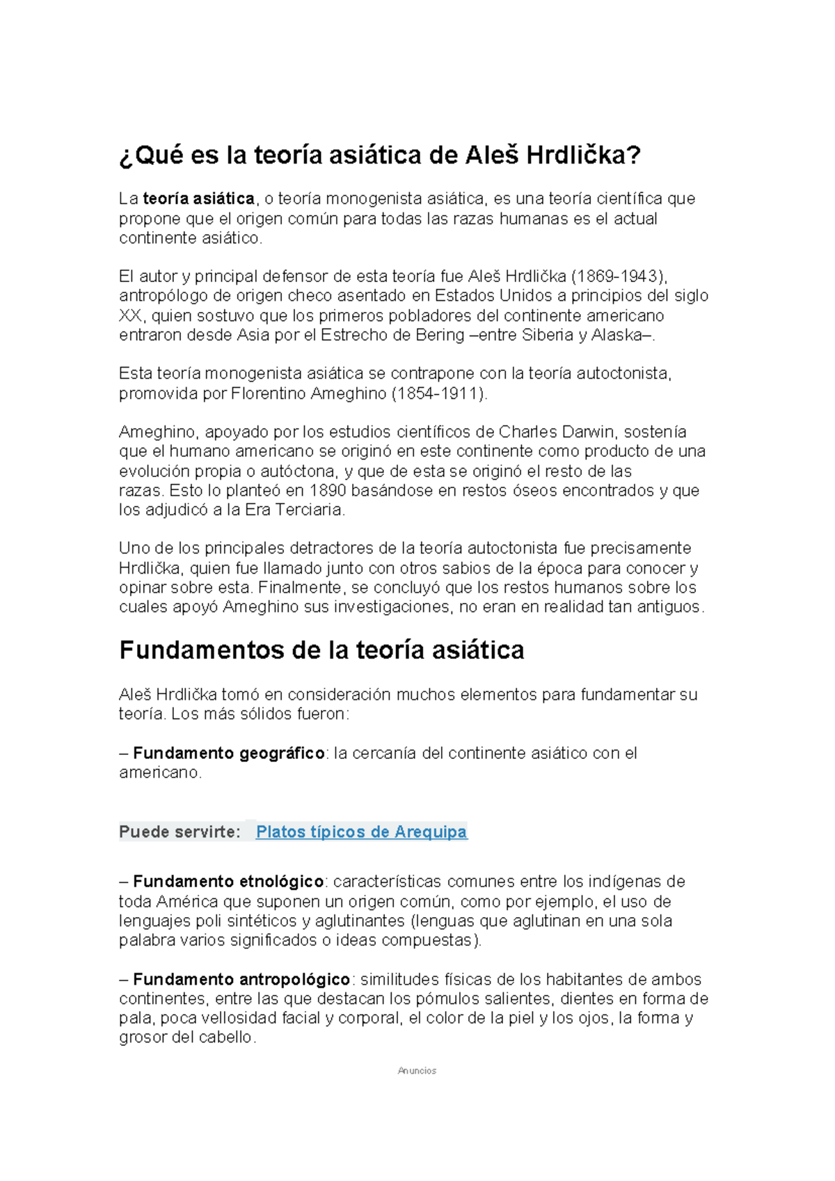 Teoria Asiatica - Espero ayudarte - ¿Qué es la teoría asiática de Aleš ...