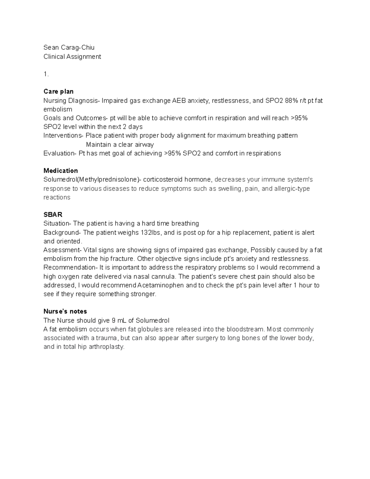 Clinical Assignment - this is a breast cancer study guide from my ...