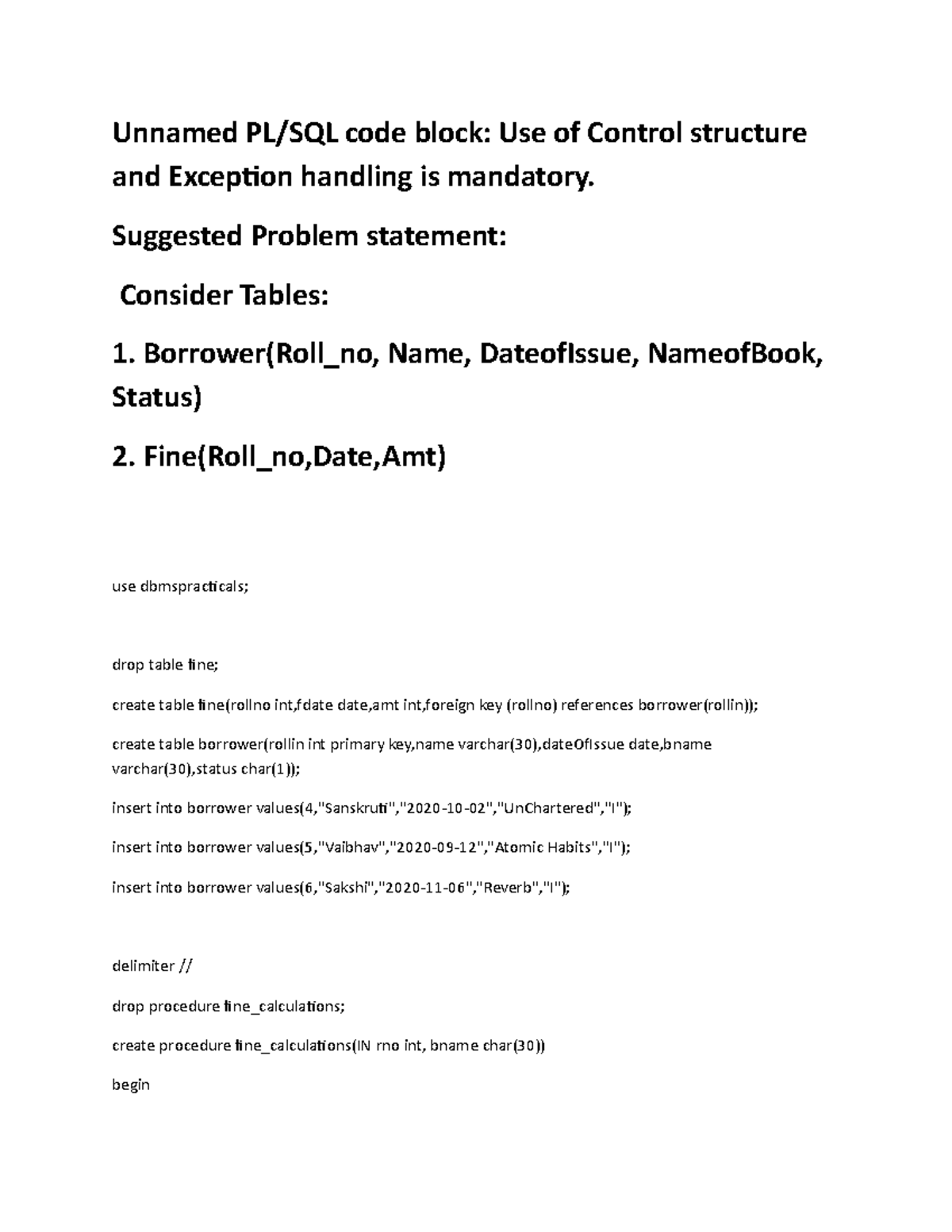 Assignment 4 This Is A Practical Based On Sppu Guidelines Unnamed