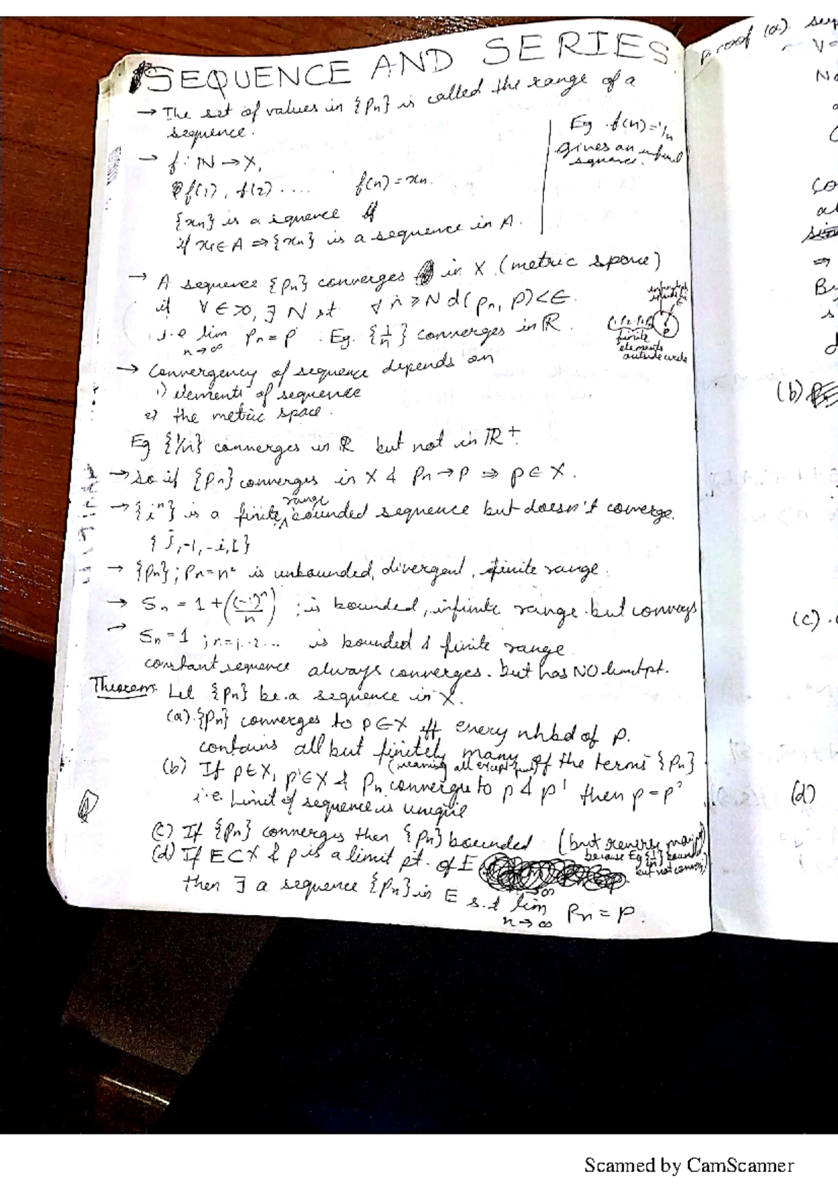 Real analysis post mid sem notes - Studocu