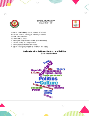 UCSP-Module-8 - This will serve as notes to students who are struggling ...