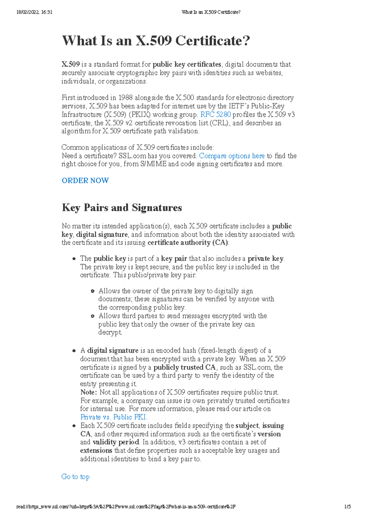 What Is an X.509 Certificate - X is a standard format for public key ...
