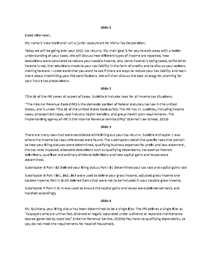 ACC 330 Module Two Income Assignment Template - ACC 330 Module Two ...