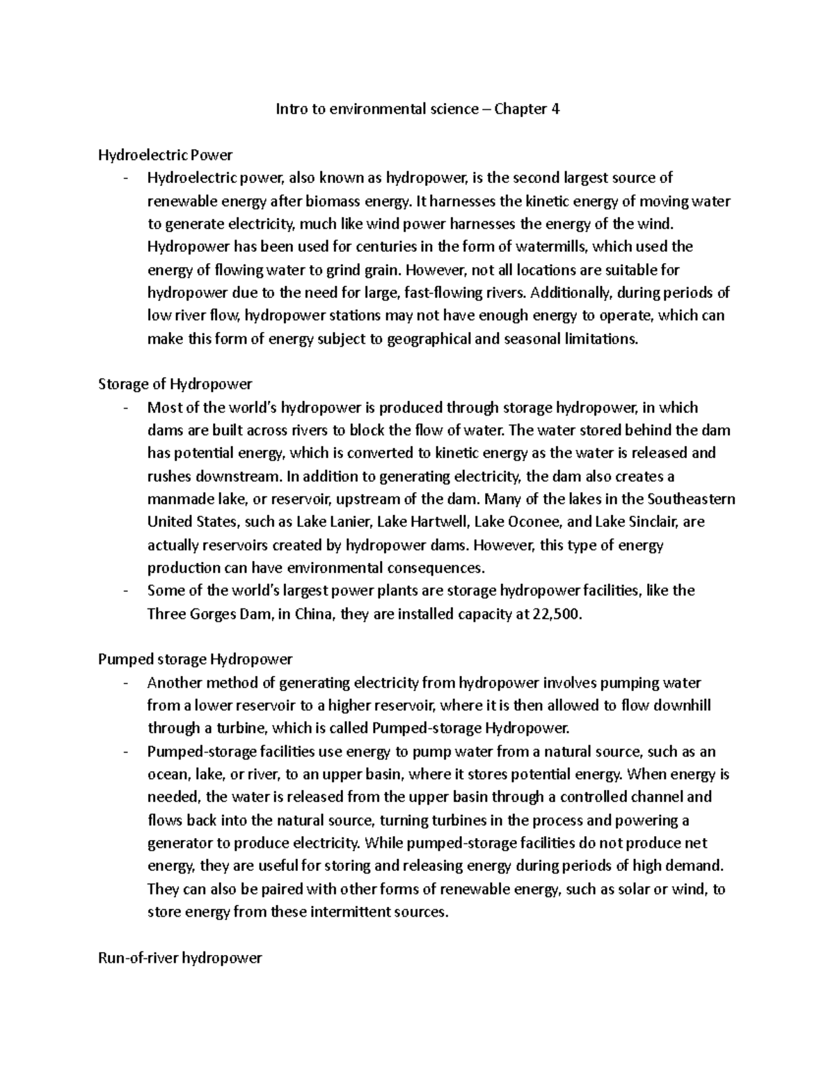 Env science ch4 (part 2) - Intro to environmental science – Chapter 4 ...