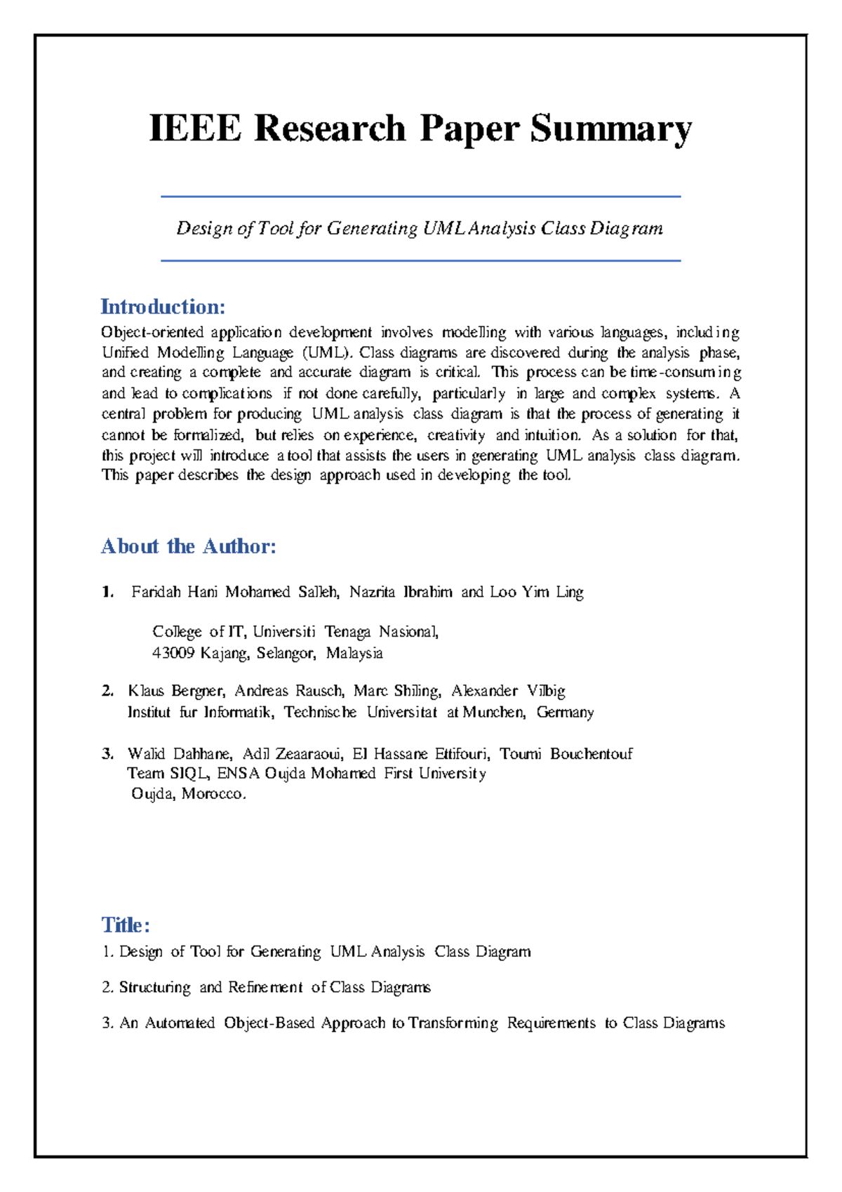 IEEE Paper Summary-Kushagra Mehrotra A117 - IEEE Research Paper Summary ...