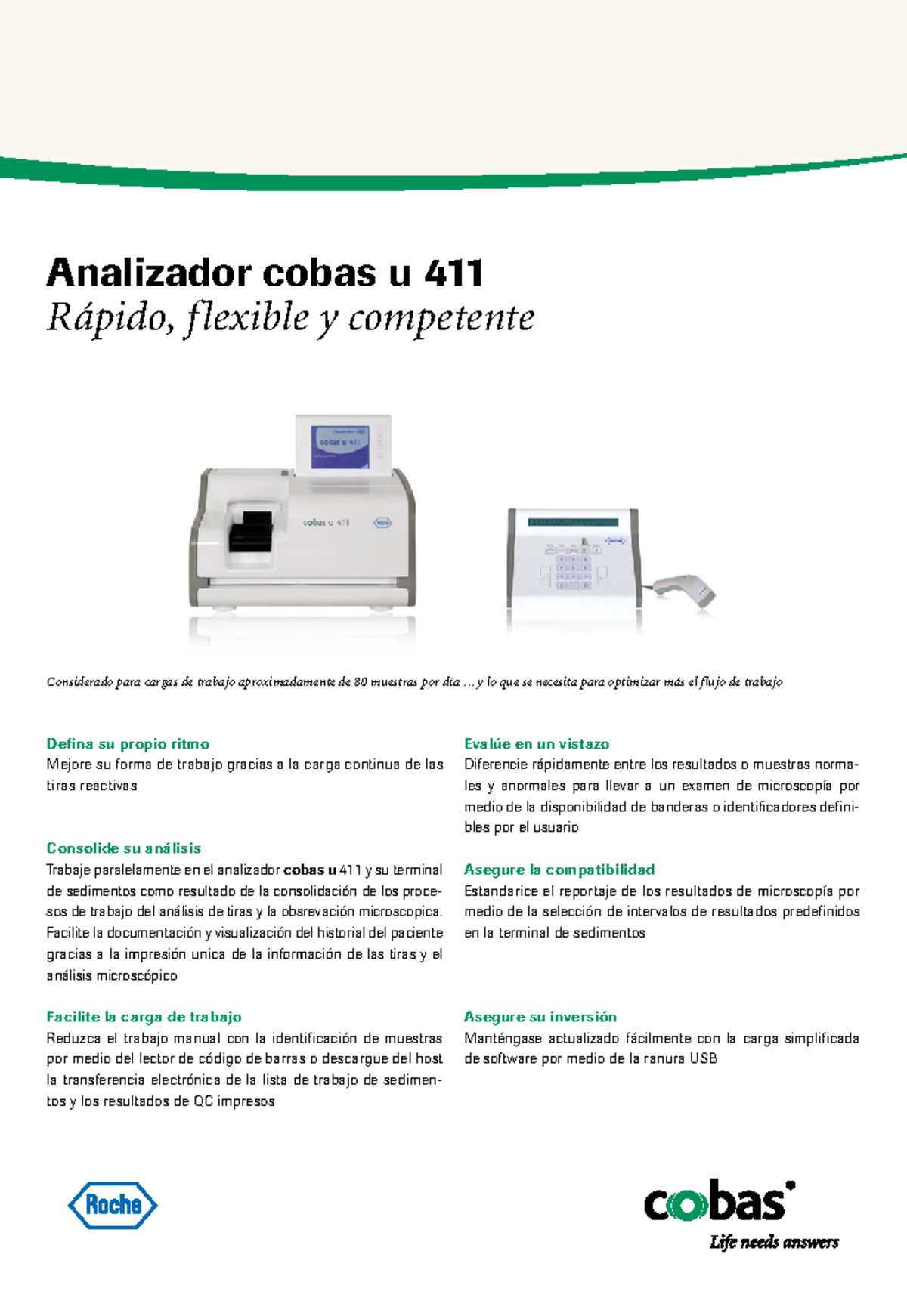 Folleto U411 - tecnica de estudio - Analizador cobas u 411 Rápido, flexible y competente ...