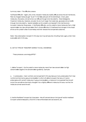 Summary notes - Classification - Summary notes – Classification ...
