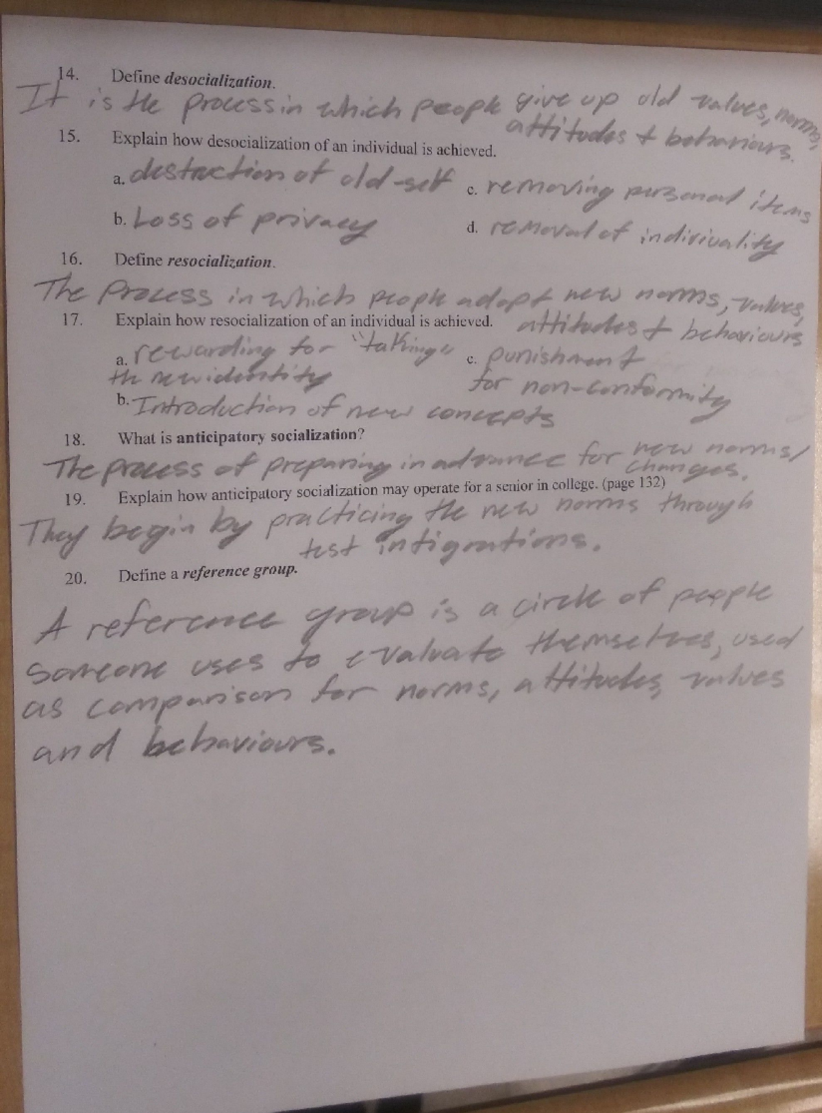 Agents for Socialization (Sociology & You) - Studocu