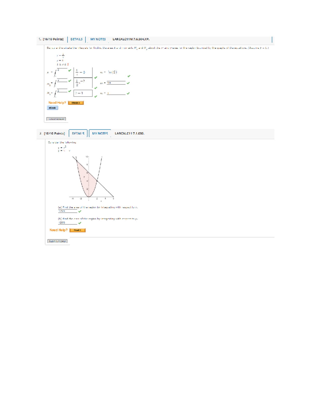 CALC 2 PS2 Cengage - Calculus 2 - Studocu