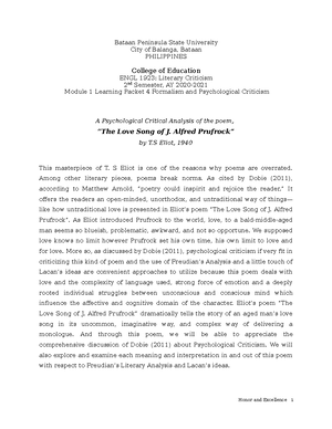 Fifteen - Script Sample - Literary Appreciation - Studocu