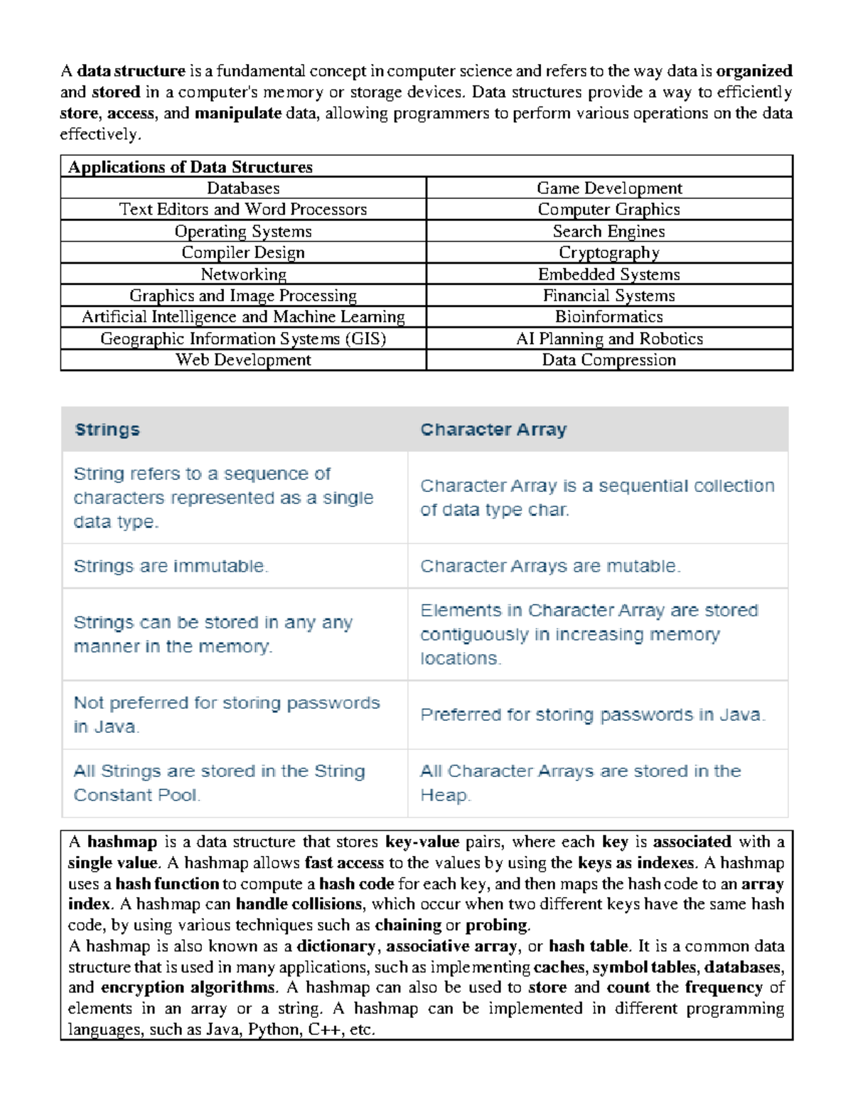 Data Structure and Algorithm - A data structure is a fundamental ...