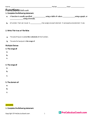 Basic Cal Q4 Module 2 - 11 BASIC CALCULUS Quarter 4 – Module 2 The ...
