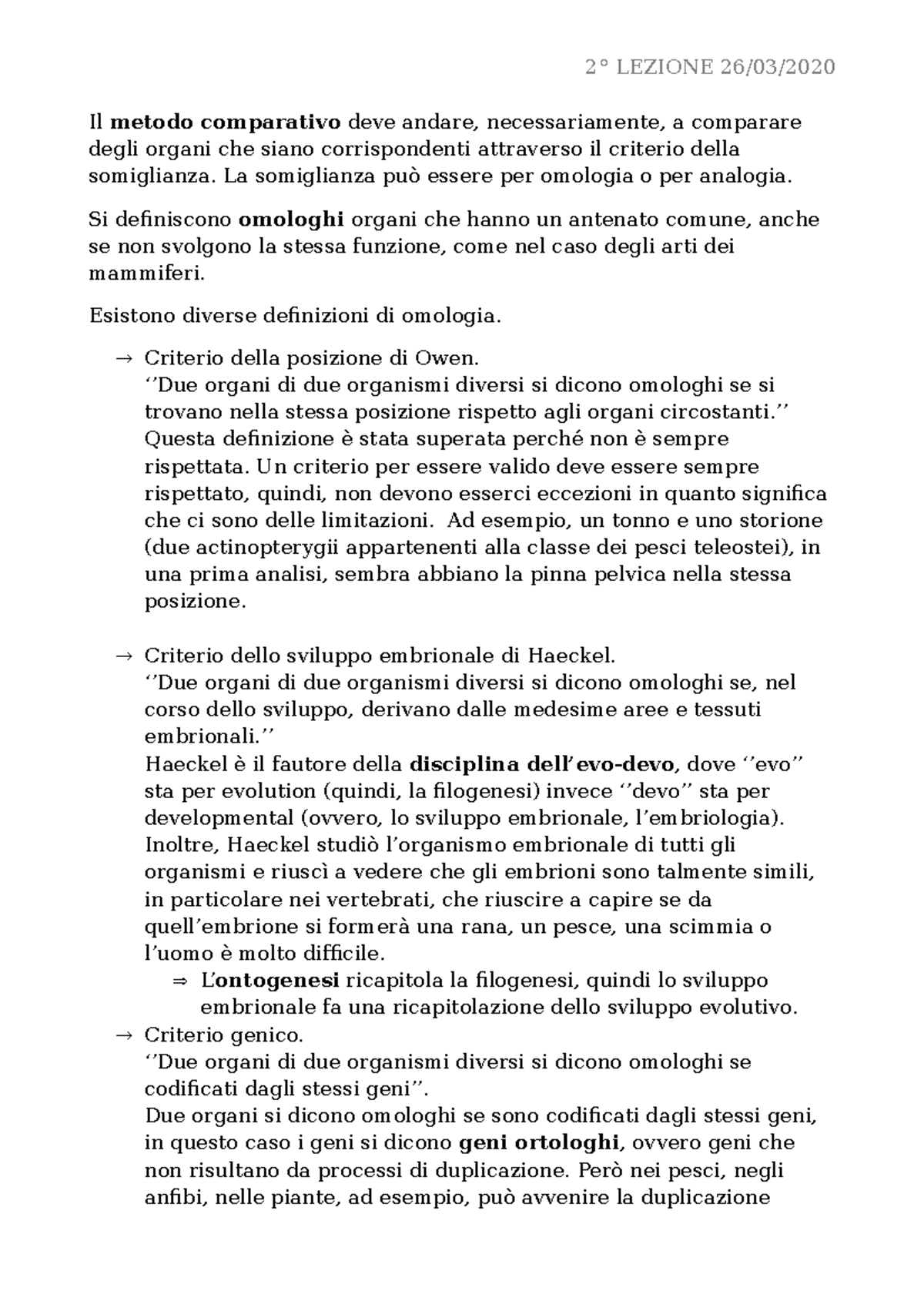 Anatomia terminologie - Il metodo comparativo deve andare ...