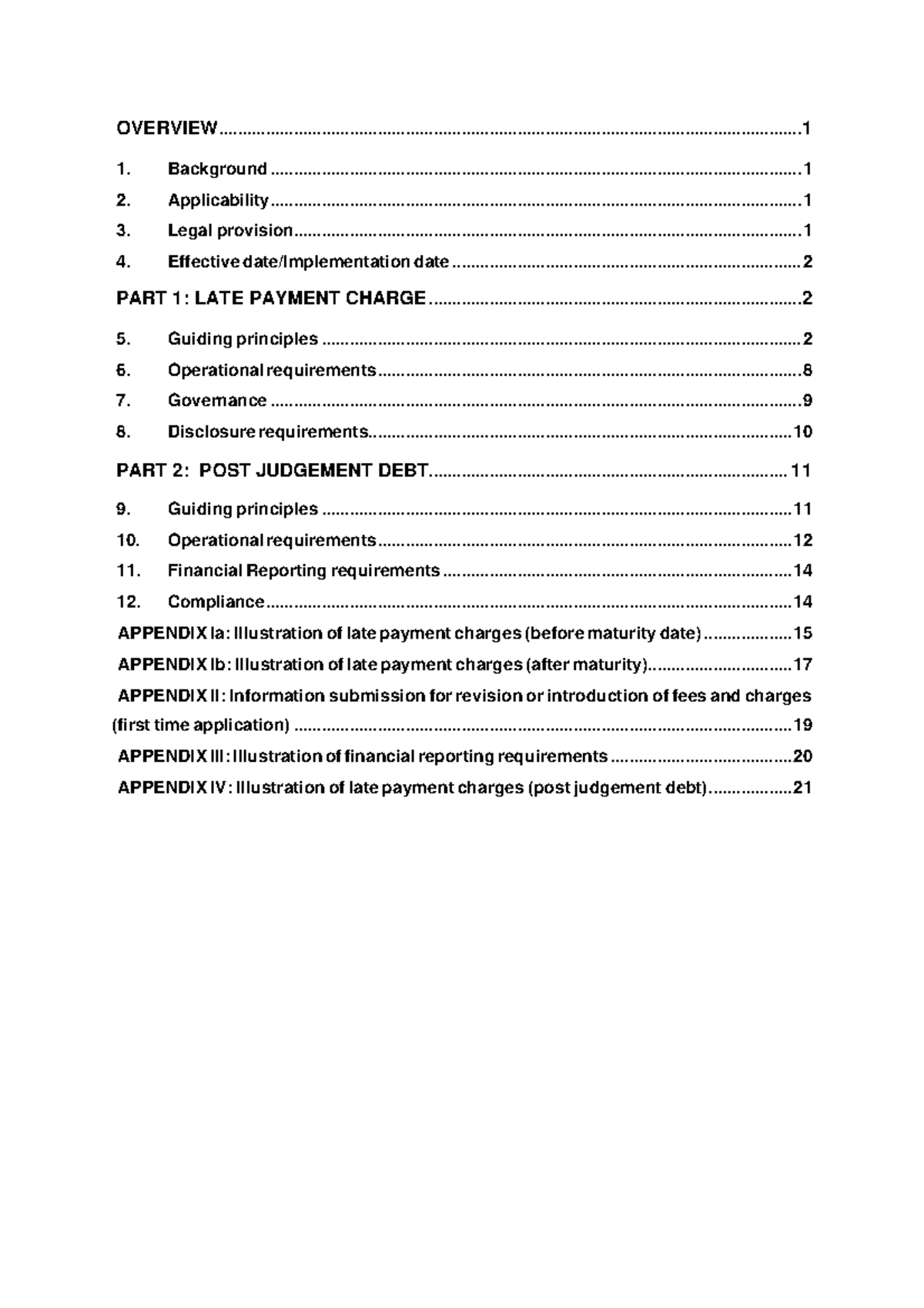 Guidelines on late payment charge (ta'widh and gharamah) - APPENDIX II ...