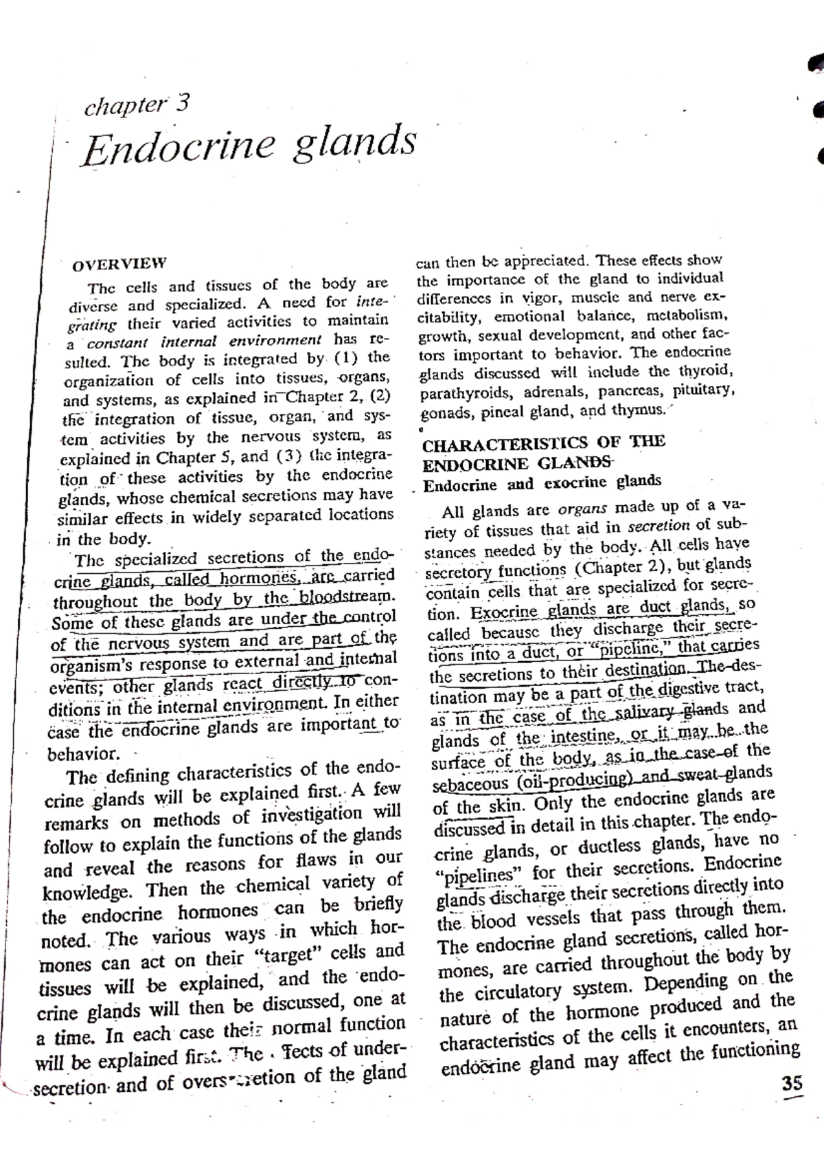 Endocrine gland - Studocu