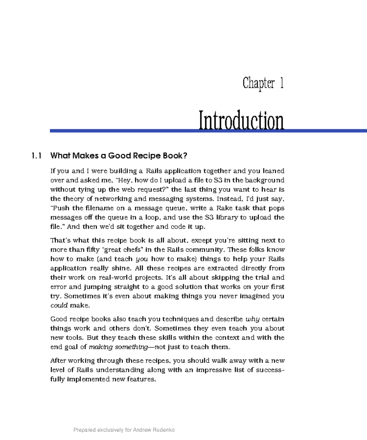 Chapter 01 - Introduction - Chapter 1 Introduction 1 What Makes a Good ...