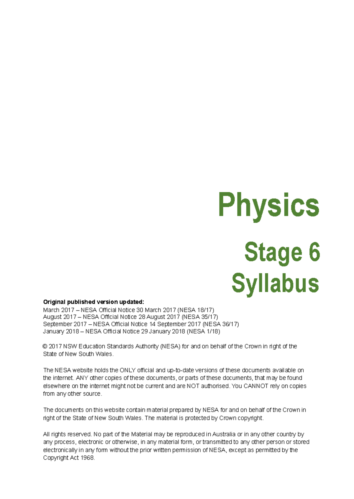 Physics-stage-6-syllabus-2017 - NSW Syllabus for the Australian ...