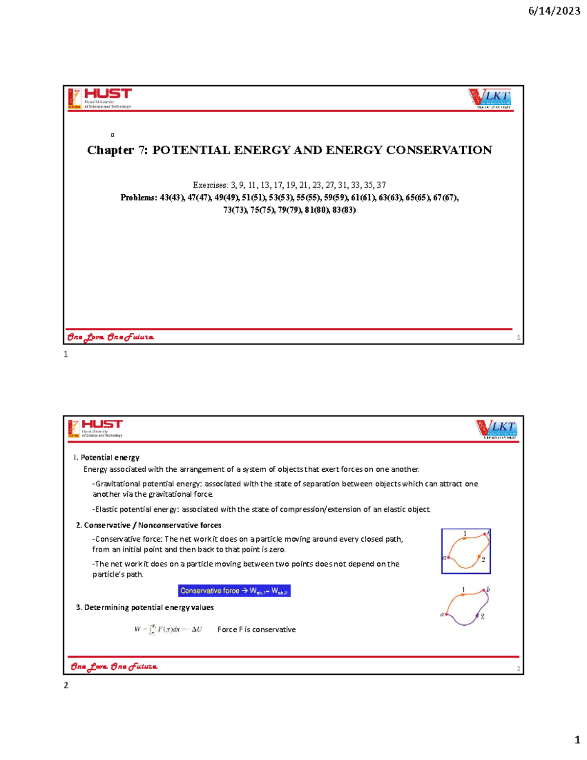 7. Potential energy - abc - One Love. One Future. Chapter 7: POTENTIAL ...