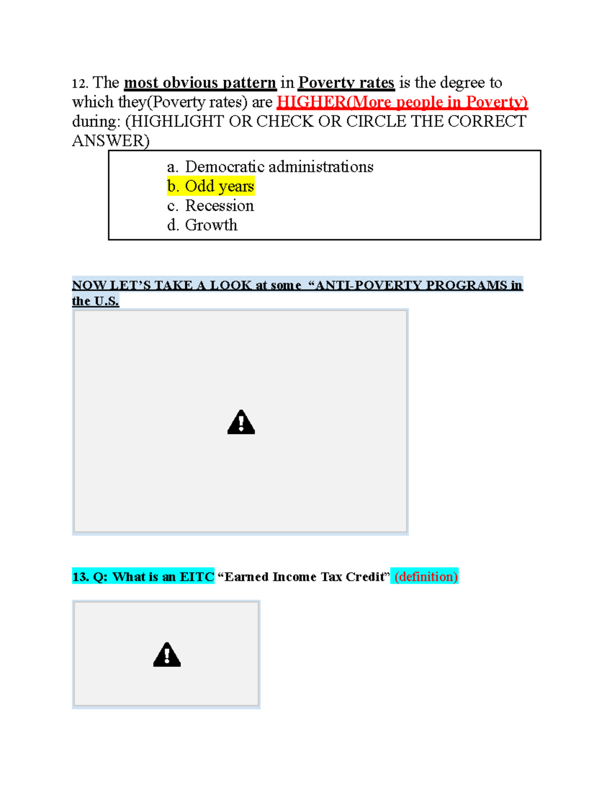 CHAP 38 PT5 - CHAP 38 2 - 12. The most obvious pattern in Poverty rates ...