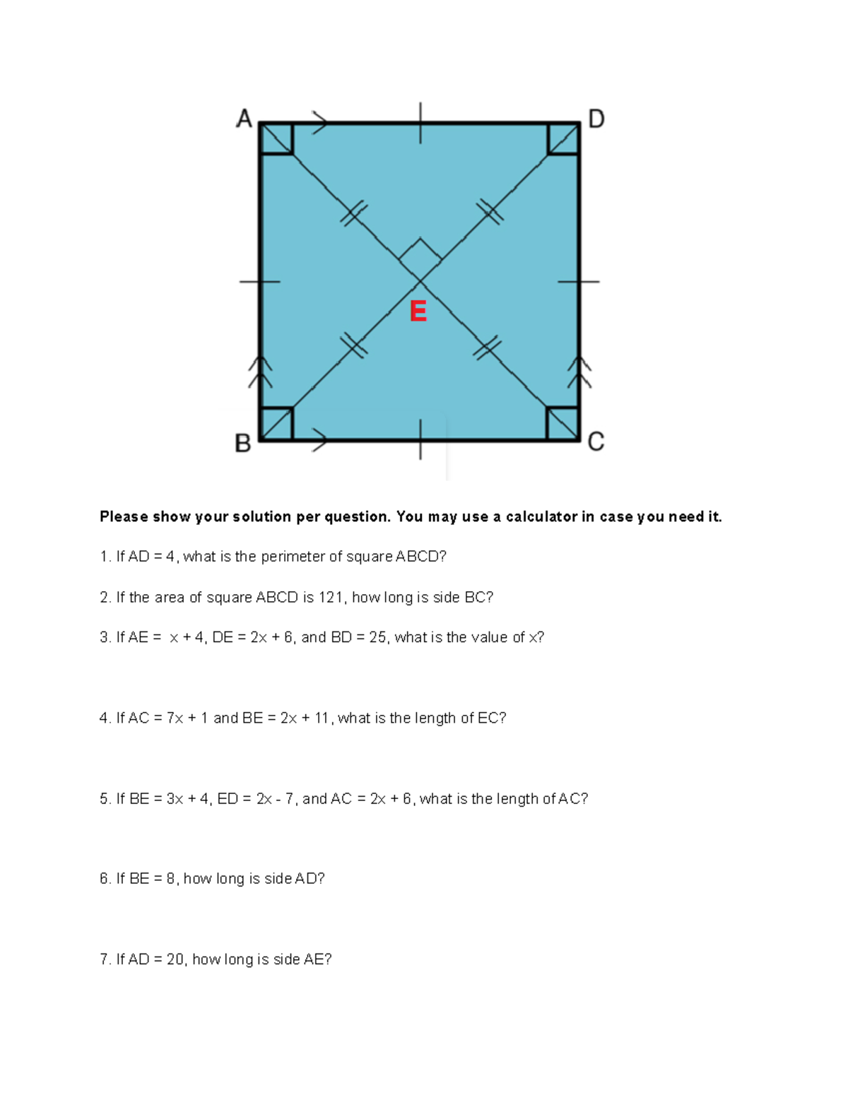 Quizzer On Quadrilaterals Parallelograms And Squares Please Show quizzer-on-quadrilaterals-parallelograms-and-squares-please-show