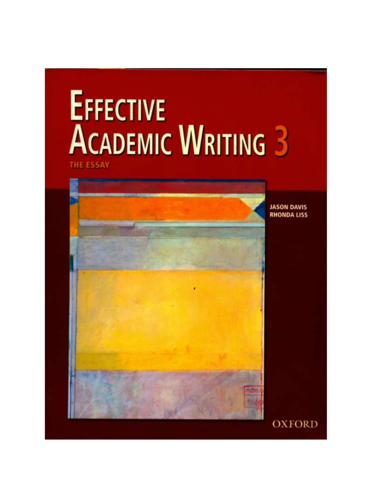 Effective academic writing 3 - Ngôn Ngữ Anh - Studocu