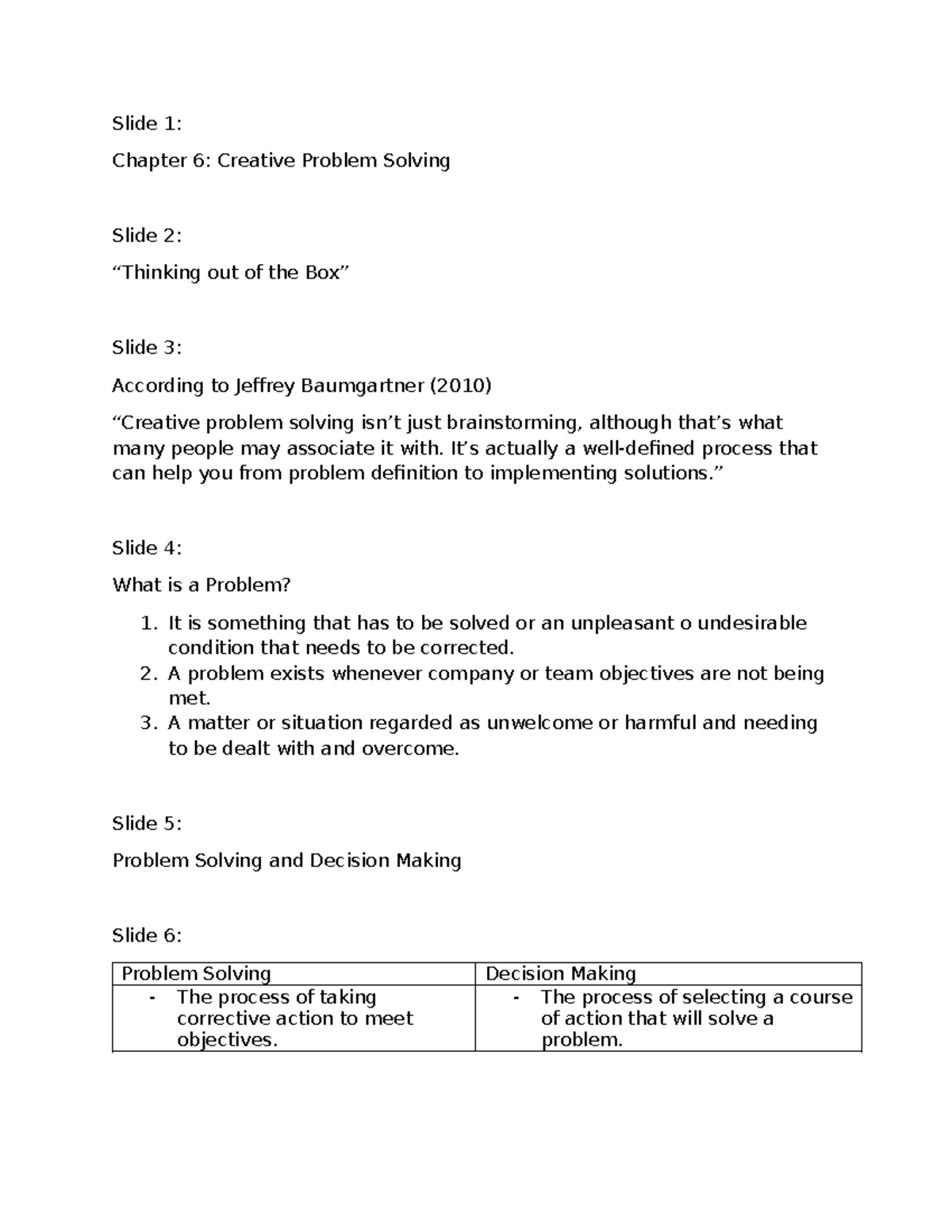 Chapter 6 Thm05 Creative Problem Solving Notes Slide 1 Chapter 6