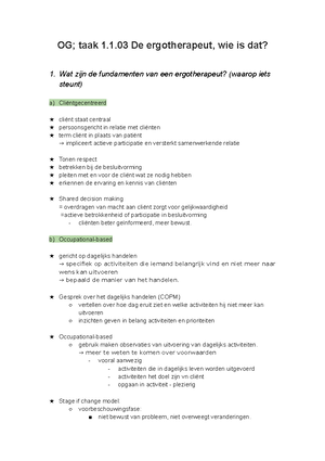 Patronen van gordon OG - Patroon van gezondheidsbeleving en ...