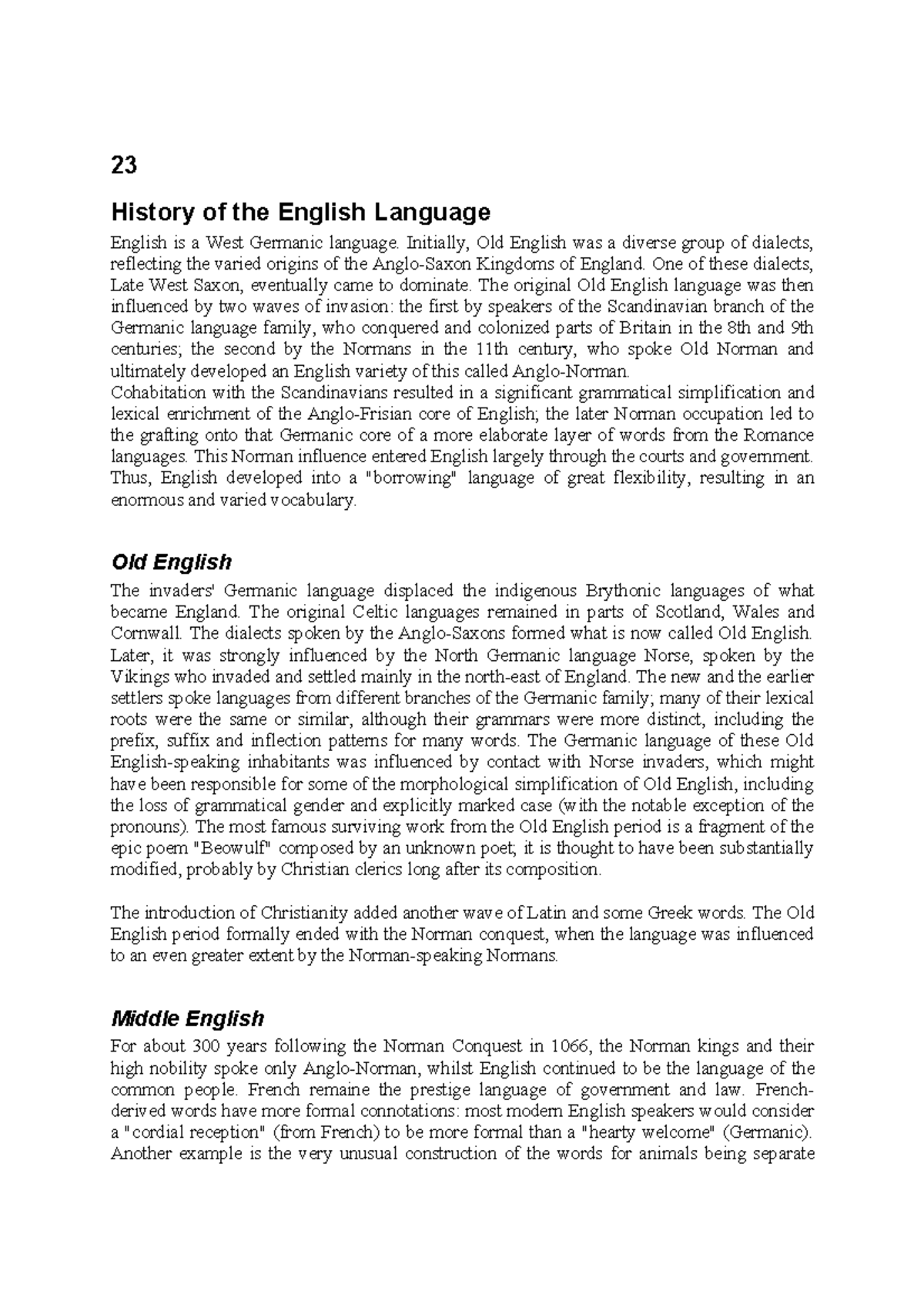 142196530 History of English Language - 23 History of the English ...