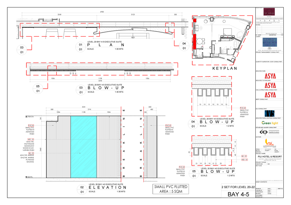 Flutted Vertical Slats 4-5- Elevation 1 - W. W. W. W. W. W. W. W.P.W. W ...