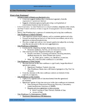 Lecture 5 Introduction to Data Mining - WWW.VIDYARTHIPLUS WWW.VIDYARTHIPLUS V+ TEAM 1 Relation ...
