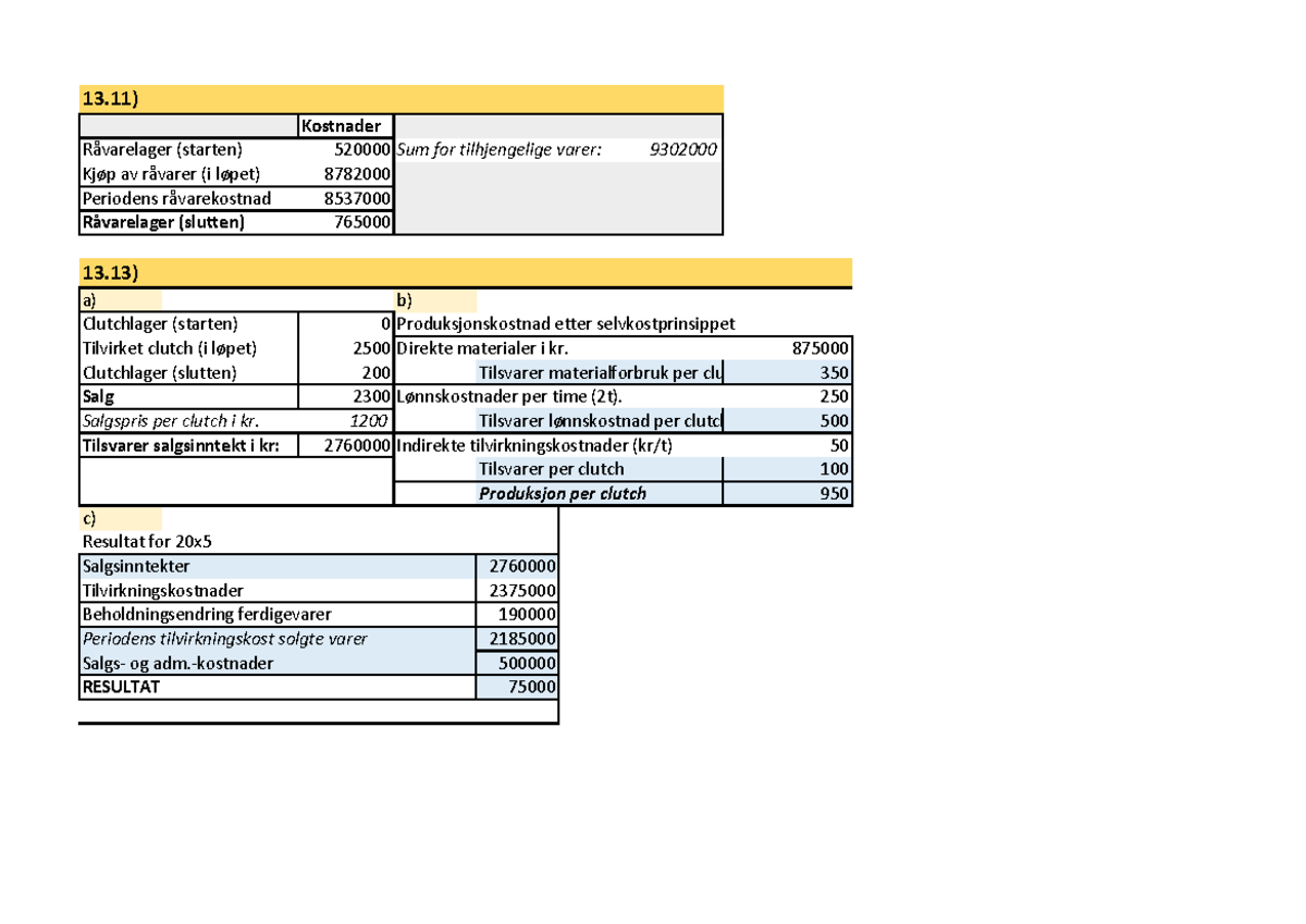 Kapittel 13 oppgaver - eco1002 - Studocu