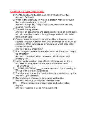 Chapter 5 Study Questions - CHAPTER 5 STUDY QUESTIONS: If sodium does ...