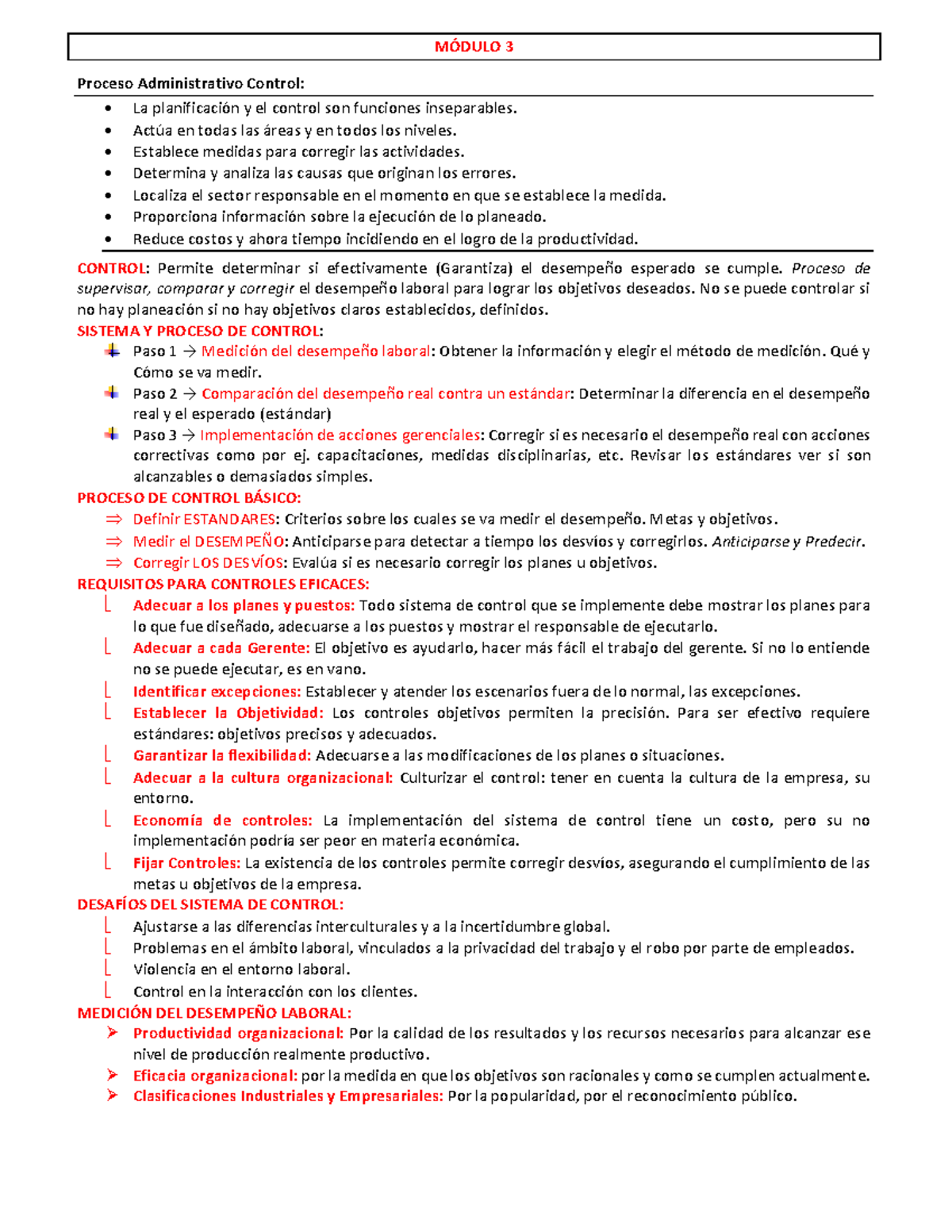 Módulo 3 Administración I - Warning: TT: undefined function: 32 Warning: TT: undefined function ...