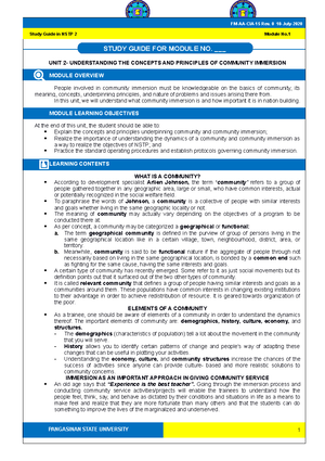 Module 1 Teaching PROF First SEM 2022-23 - Module 1 – Nature of ...