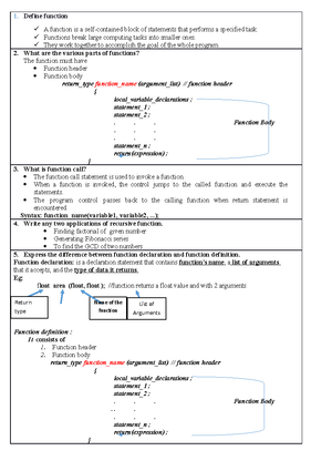 Pointers -day 6 - FDFDFDF - Topics Covered: Pointers & Arrays, Array of pointers, Example - Studocu