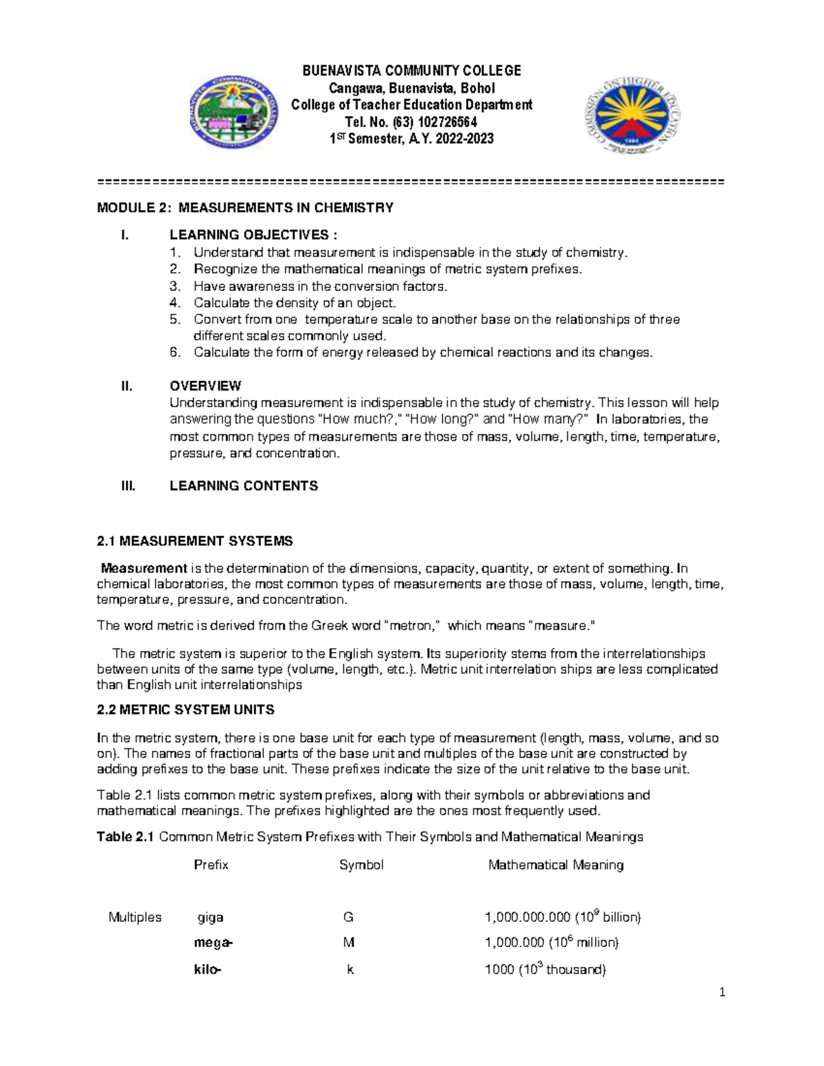 General Chemistry Chapter 2 - - Studocu