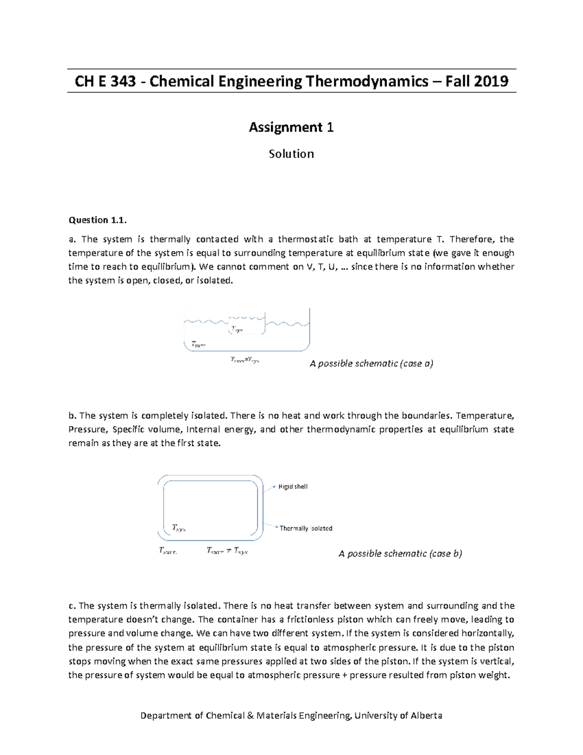 CH E 343 Assignment 01 Solutions - Warning: TT: undefined function: 32 Warning: TT: undefined ...