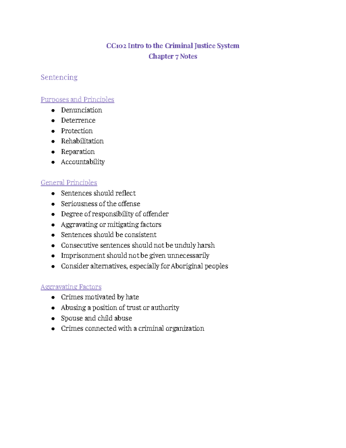 CC102 Chapter 9 Notes - CC102 - WLU - Studocu