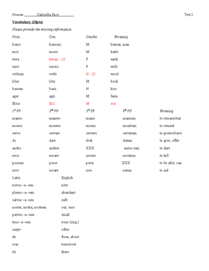 Rice-Test3 Corrections - Nomen: Gabriella Rice Test III Vocabulary ...