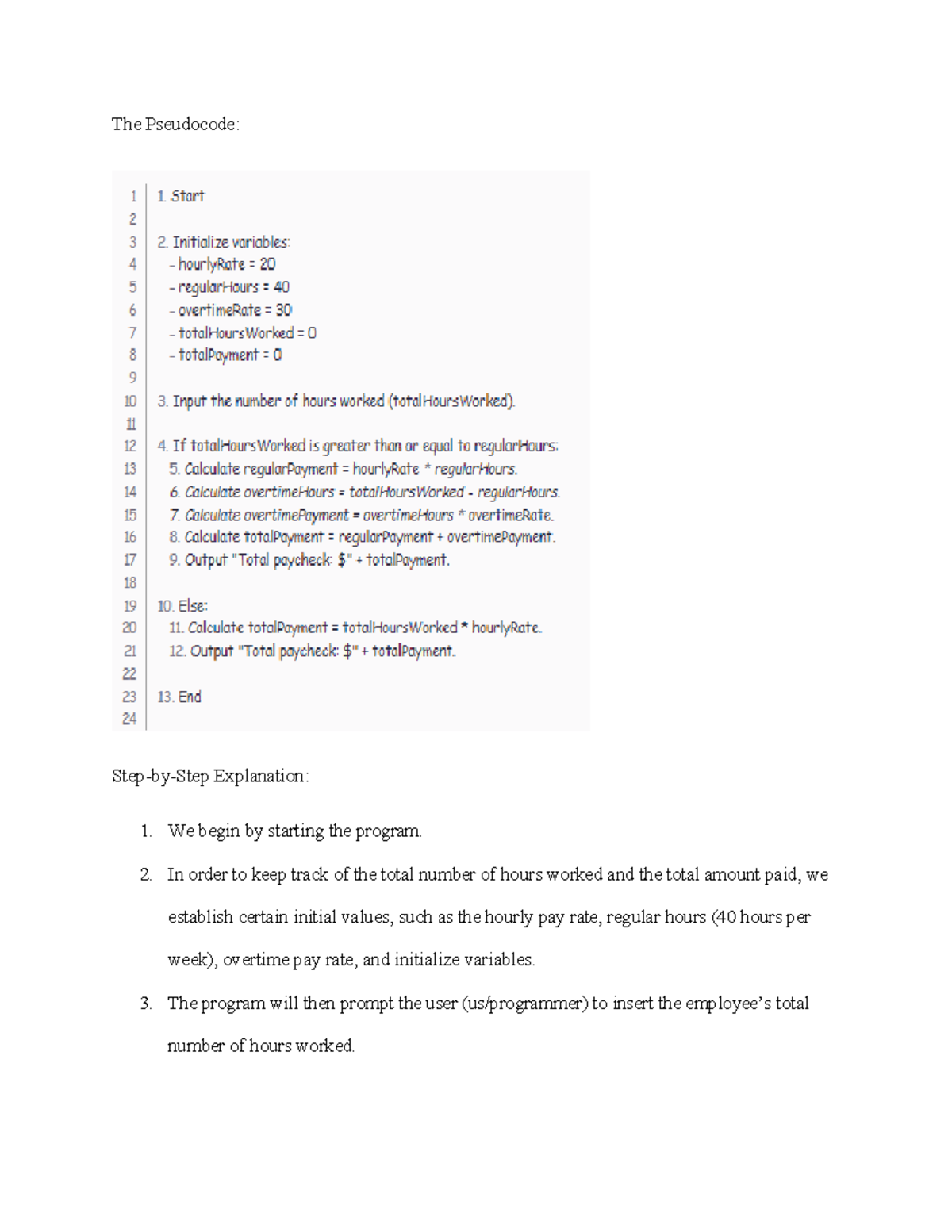 Introduction To Pseudocode And Flowcharts The Pseudocode Step By