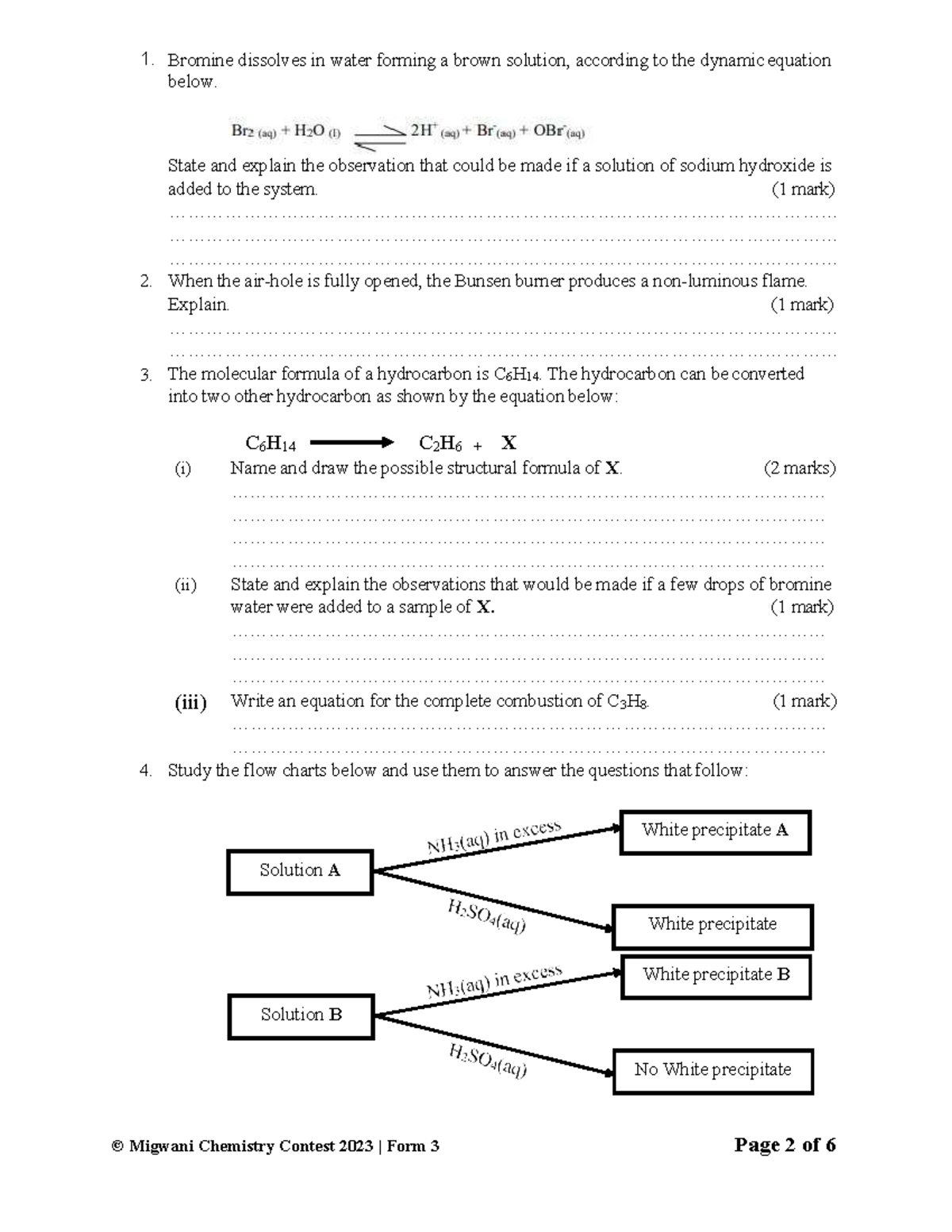 Form 4 weekend assignment - Chemical engineering - Studocu