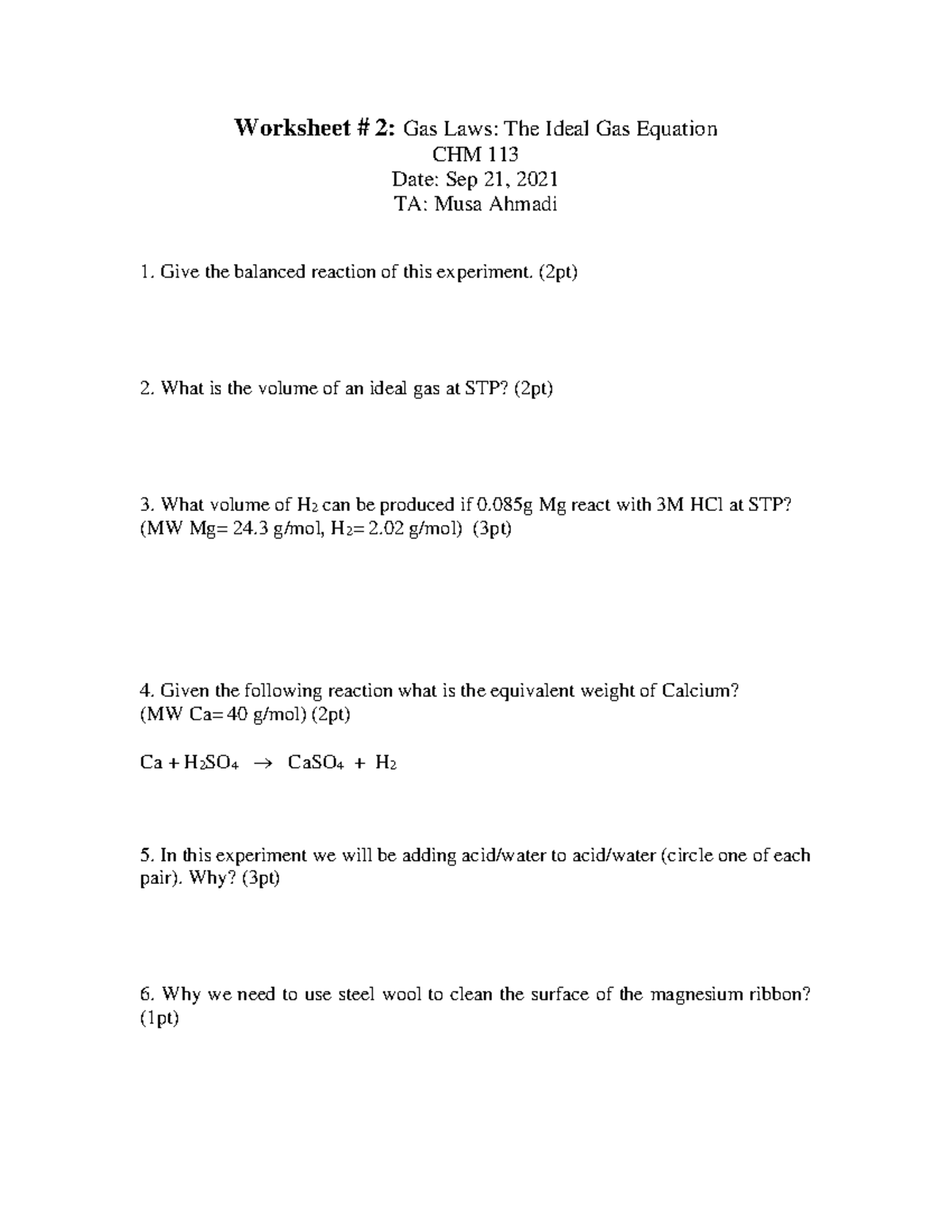 Worksheet 2 Gas LawsWorksheet 2 Gas LawsWorksheet 2 Gas Laws CHM 112 worksheet-2-gas-lawsworksheet-2-gas-lawsworksheet-2-gas-laws-chm-112