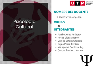 Infografia Psicologia cultural - InterculturalidadInterculturalidad y ...