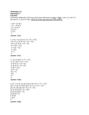 [Solved] Part 4 Translate the following argument into symbolic form and ...