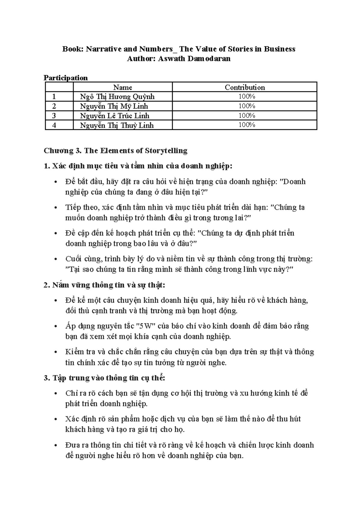 [Group 11] - Chapter 3 - Narrative and Numbers The Value of Stories in ...