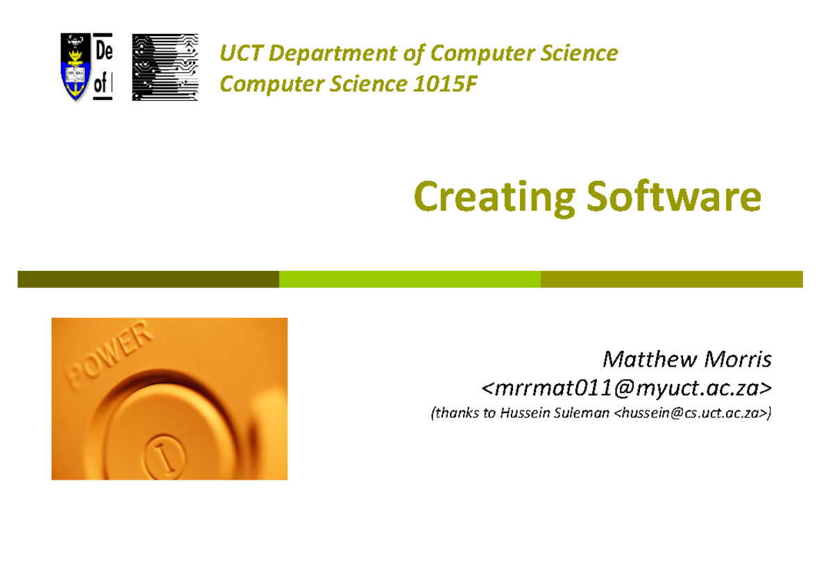 Csc1015f 2020 Software Warning Tt Undefined Function 32 Warning Tt Undefined Function 32
