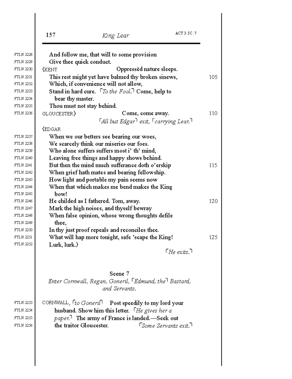 3.7 king-lear PDF Folger Shakespeare - KENT GLOUCESTER All but Edgar ...