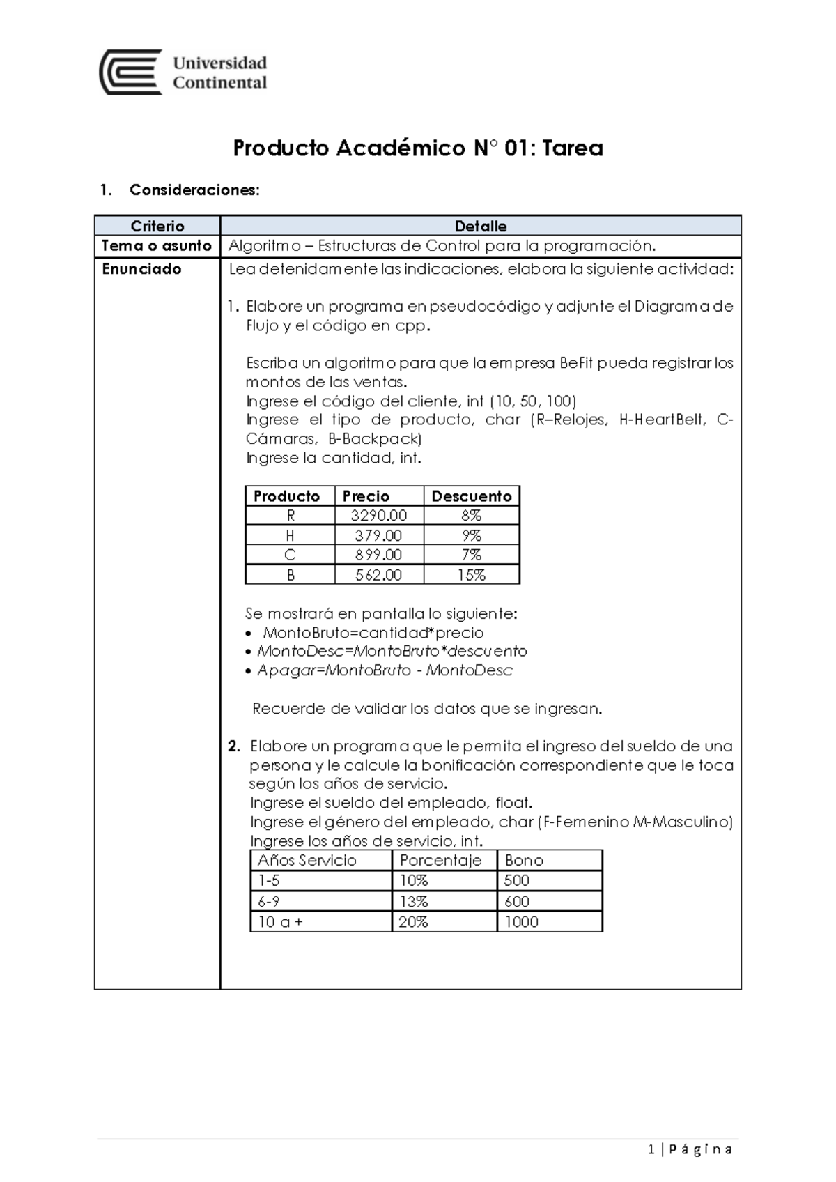 Trabajo 1 - SOLUCIONARIO al WhatsApp +51 970302148 - 1 | P á g i n a ...